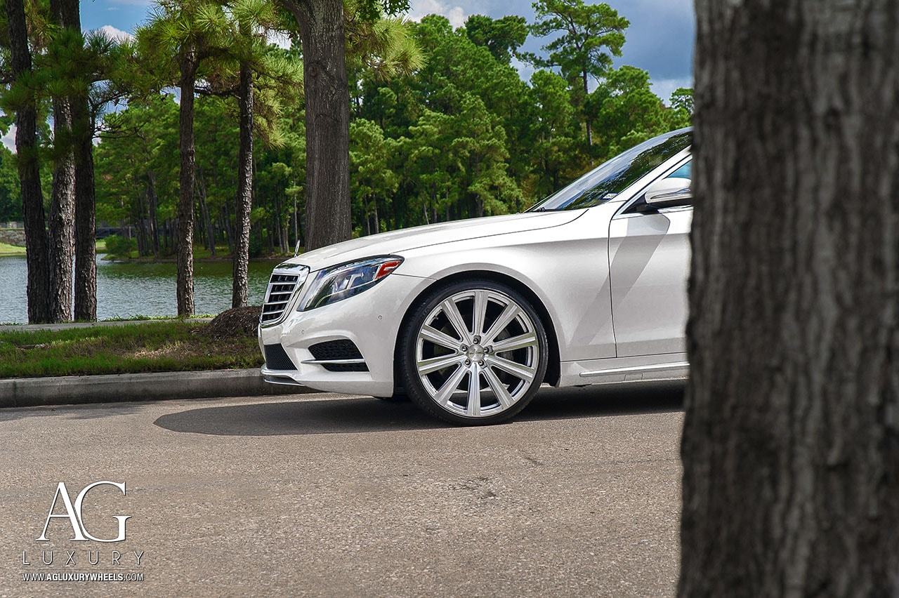 22” VANGUARD WHEELS RIMS FOR MERCEDES W222 S450 S550 S560 S63 5X112 ...