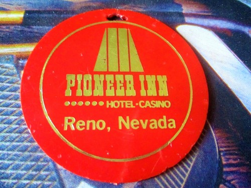 vtg - PGA Golf Bag Tag - PIONEER INN HOTEL CASINO - Las Vegas NV - Reno ...