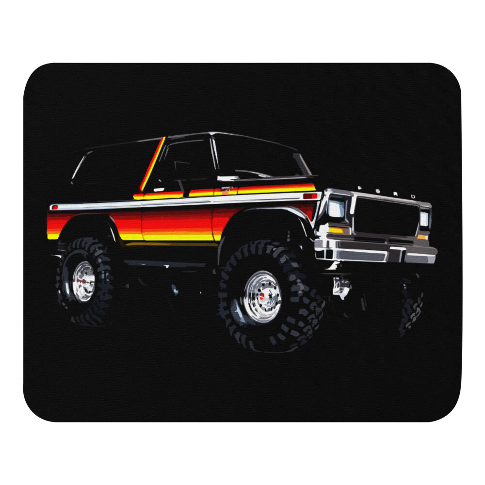 Retro 1979 Sunset Ford Bronco Mouse pad | eBay