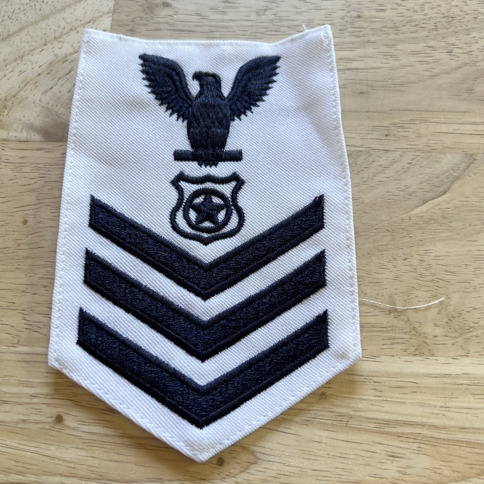 WWII 1950s USN Navy 1st Class Master At Arms Chevron Rate Patch | eBay