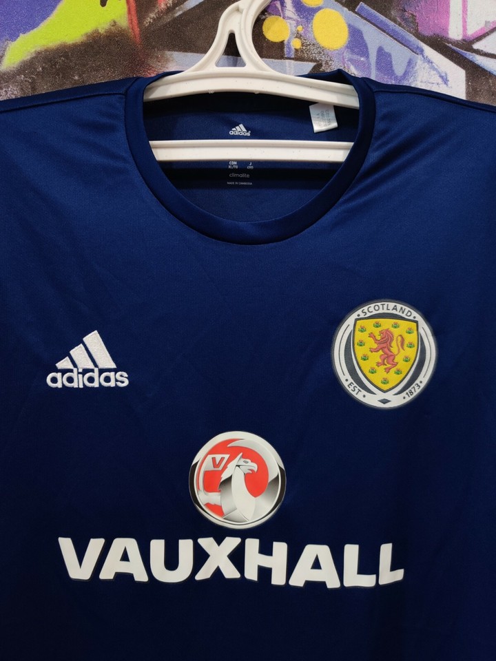 Scotland National Football Team Soccer Jersey Shirt Top Adidas 2014 ...