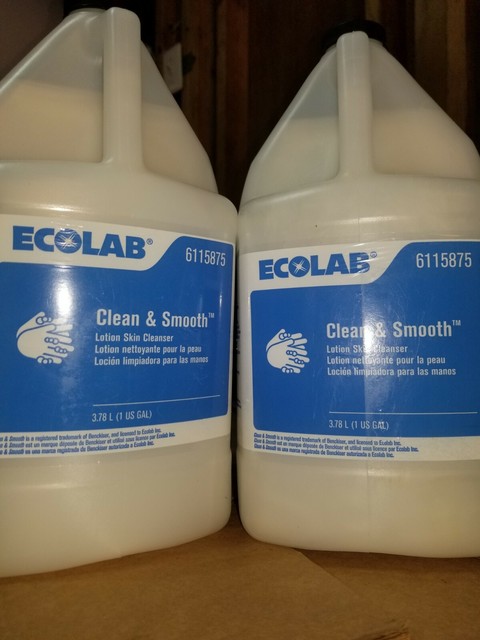 4 / 1 Gallon Case Hand Soap Clean & Smooth Lotion Skin Cleanser Ecolab ...