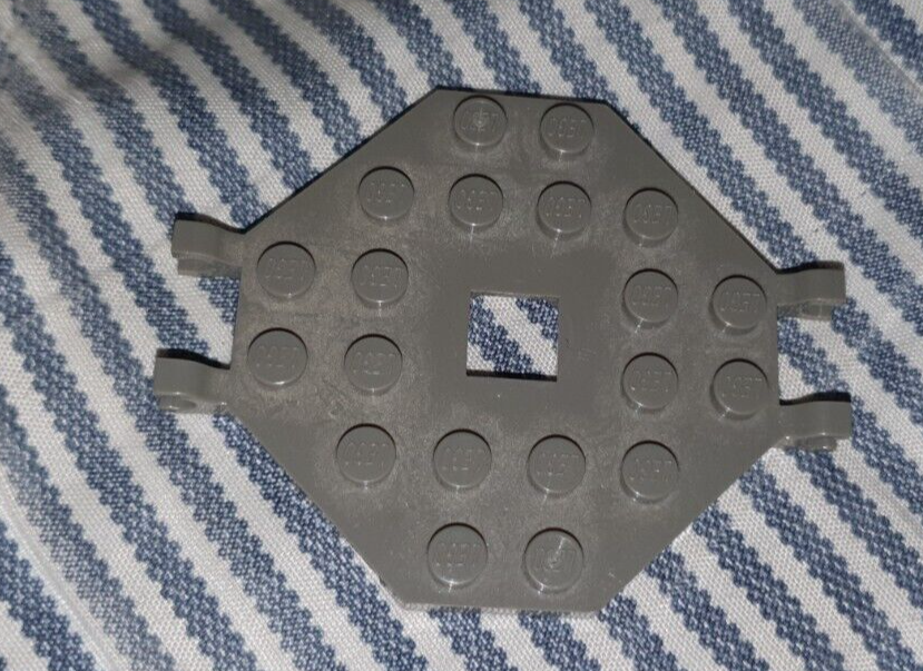 Lego® 2539 6x6 Plate Platte Octagonal dunkel grau | eBay