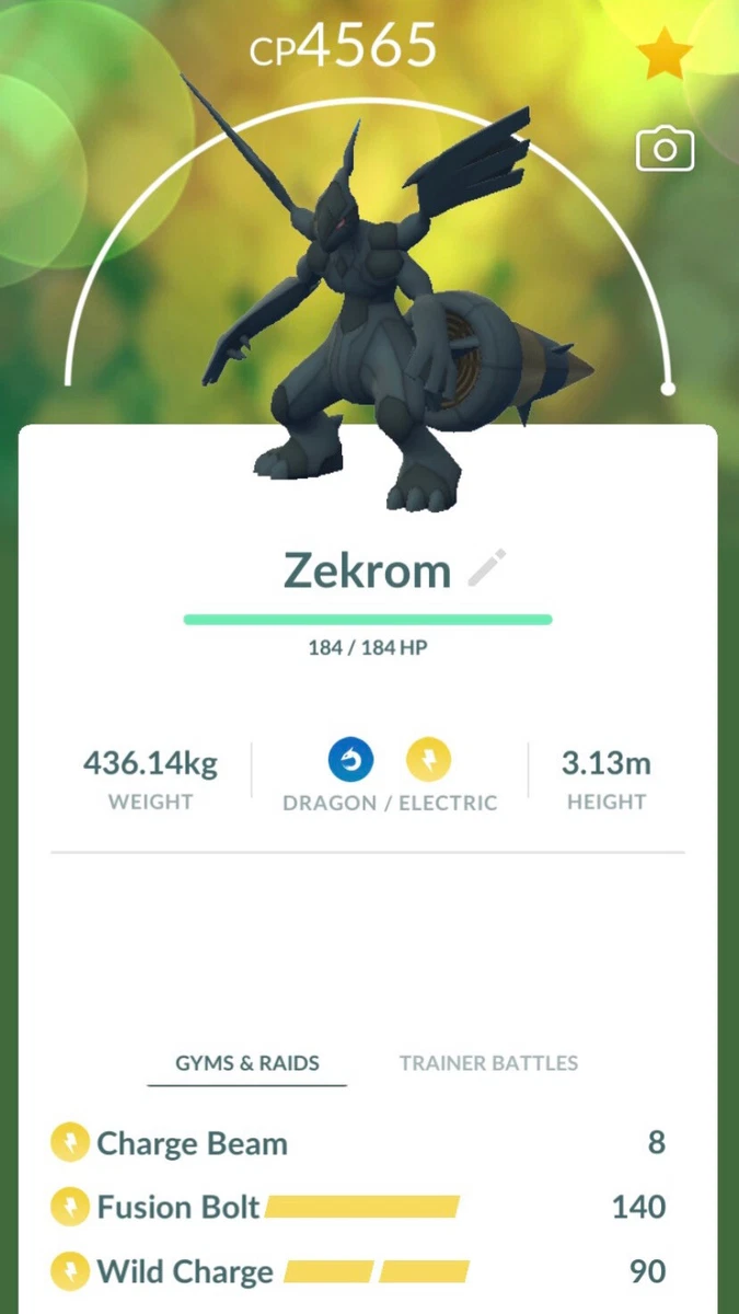 Zekrom Fusion Bolt