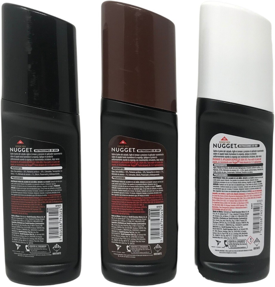 2pk Nugget Shoe Polish Shine and protection Liquid Wax for leather ...