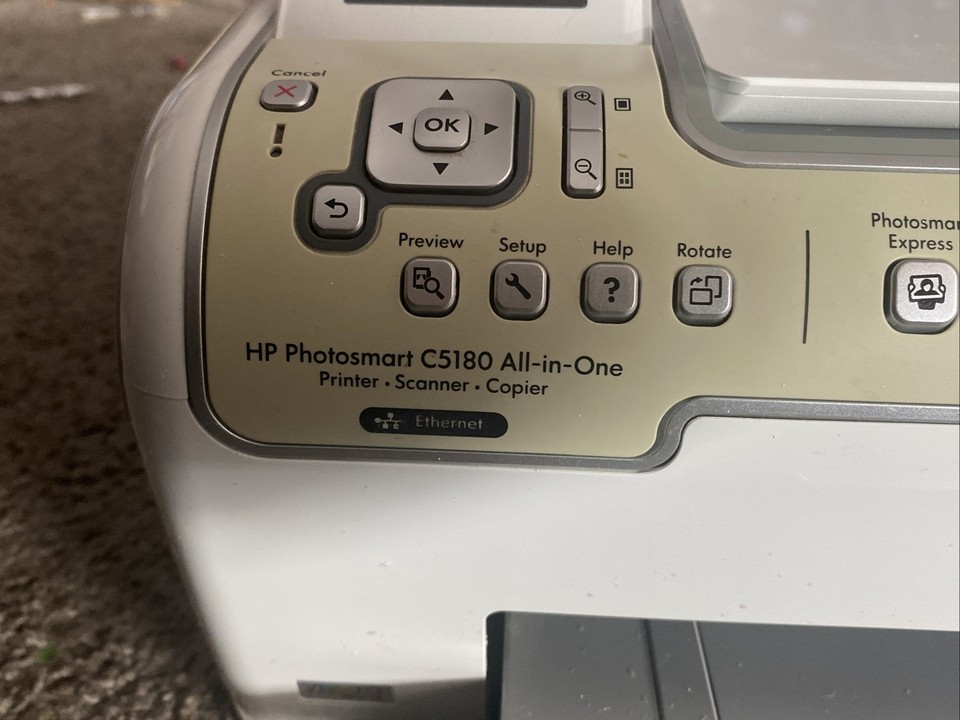 HP Photosmart C5180 All-In-One Inkjet Printer 882780529731| eBay