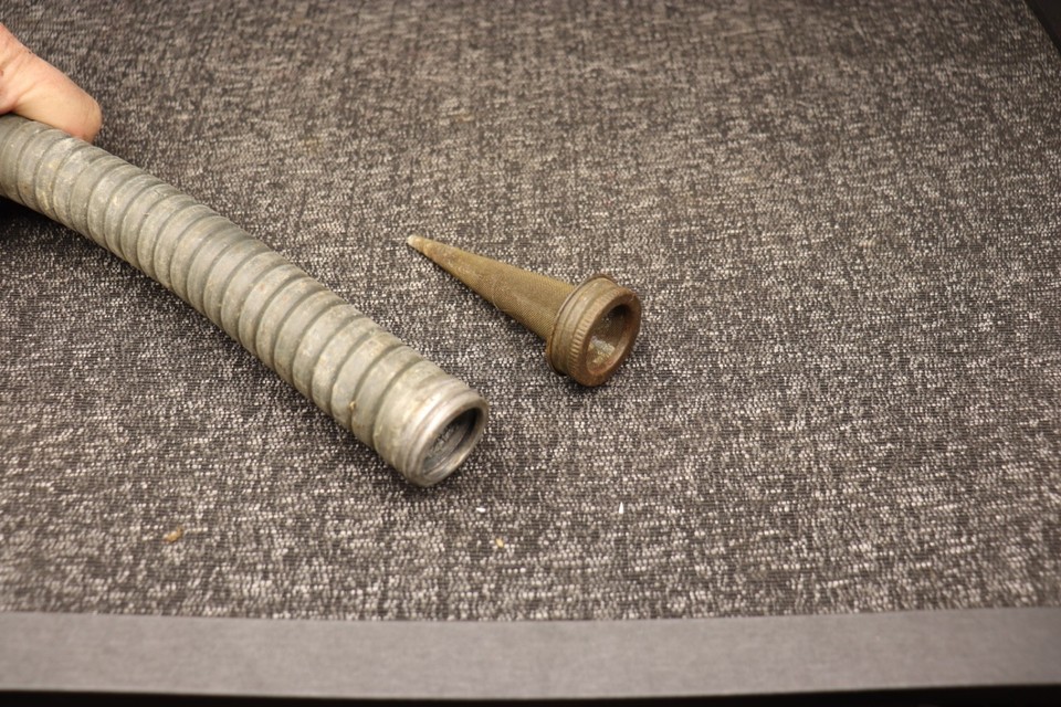 Vintage USMC Type Flexible Spout Metal Gas Jeep Jerry Can Clamp | eBay