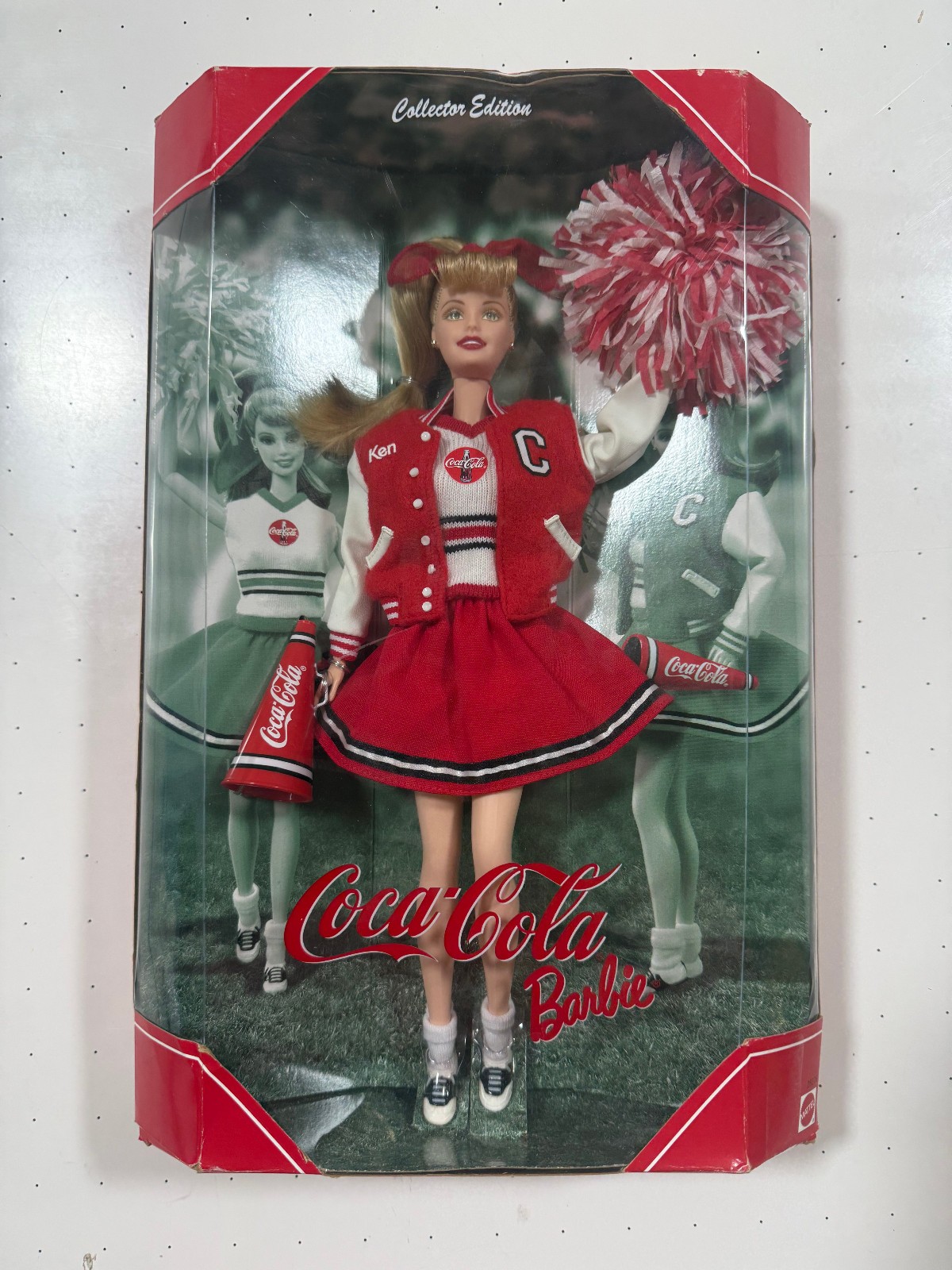 Vintage 2000 Coca-Cola Barbie Doll Collector's Edition Cheerleader ...
