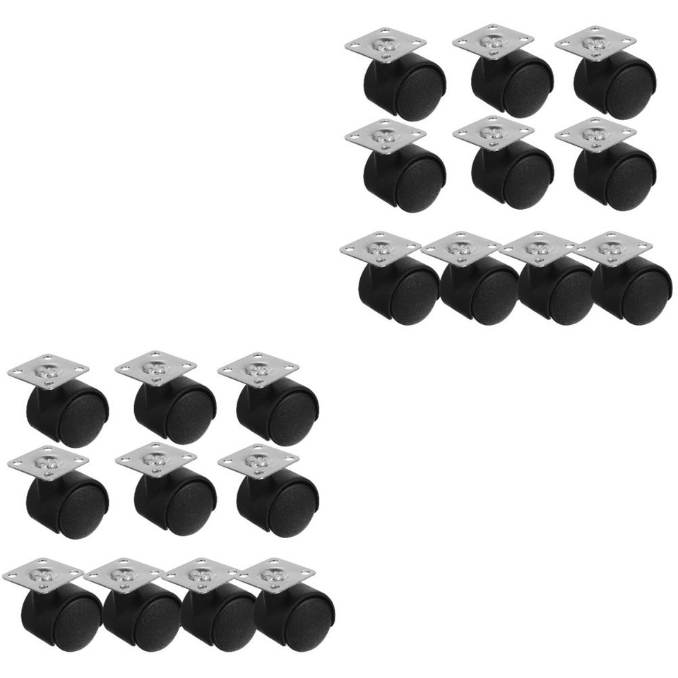 2 Pieces Castor Wheels Heavy Duty Casters Replacement Rolling Cart ...