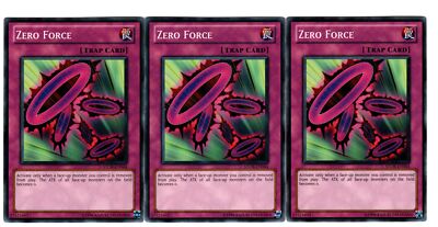 Yugioh- 3X Zero Force - Common - Unlimited - STOR-EN064 - Near Mint | eBay