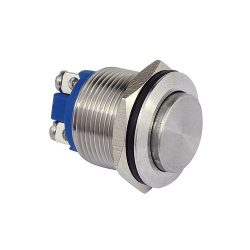Drucktaster 12V 24V 250V Metall 19mm Edelstahl IP65 IP67 Taster VA ...