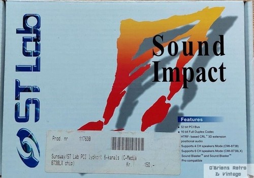 ST Lab - Sound Impact - CMI8738-6CH-LX - Sound Card - PCI - Complete in ...