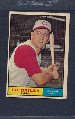 1961 Topps #418 Ed Bailey Reds EX *1814 | eBay