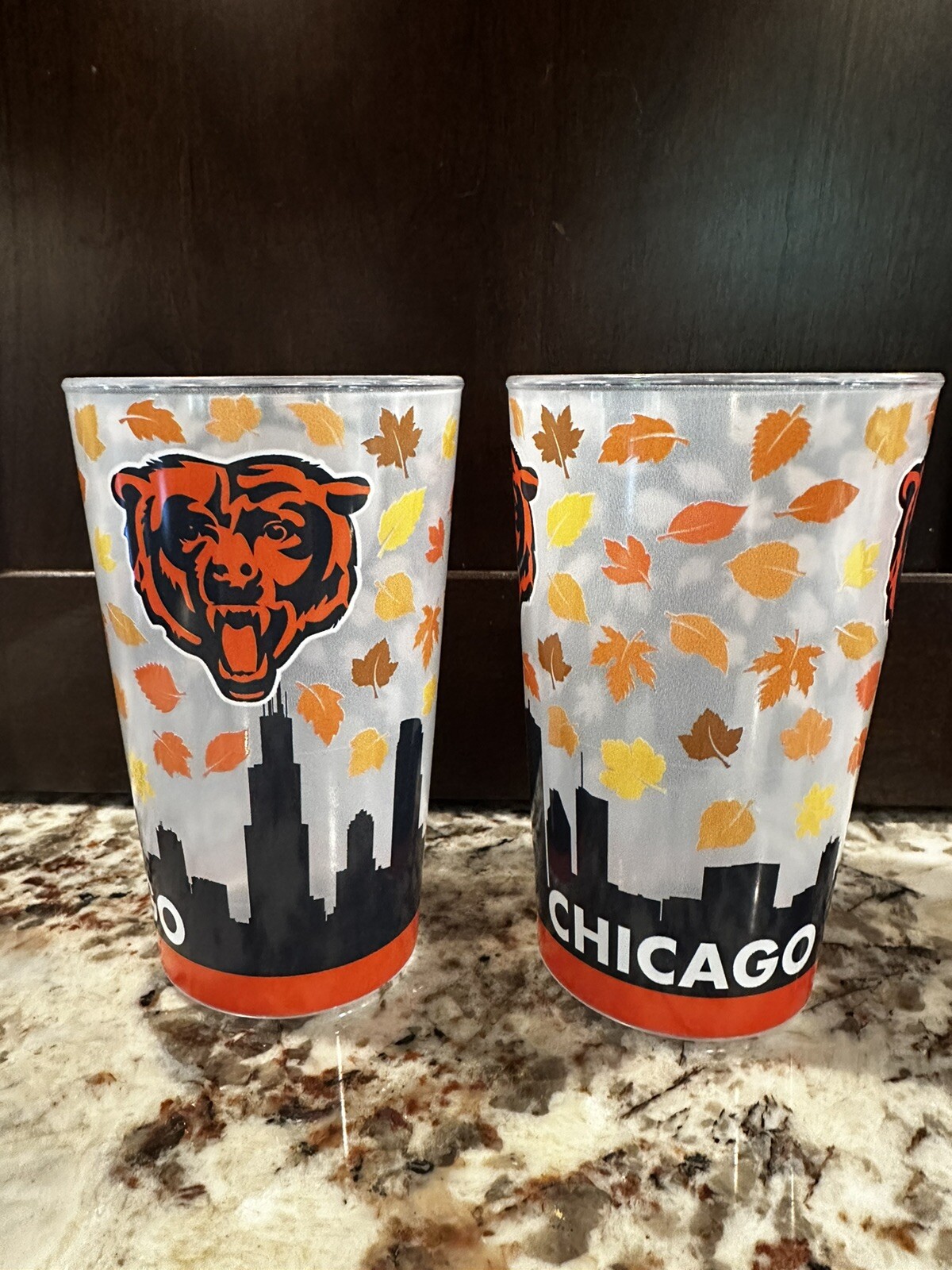 Chicago Bears Whirley Drink Works Hard Plastic Souvenir Game Day Cup ...