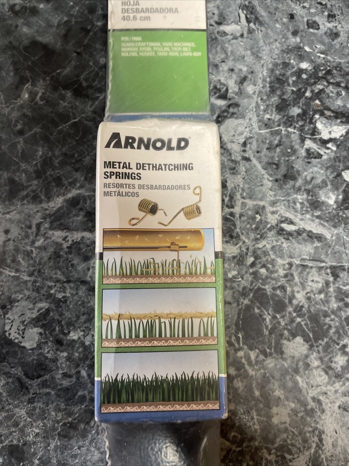 Arnold Universal Dethatching Blade 16” With Metal Springs 490-100-0111 ...