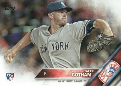 2016 Topps #530 Caleb Cotham New York Yankees Rookie Card | eBay