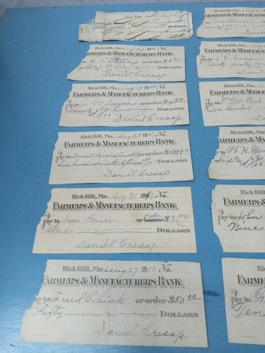 Vintage Lot of 18 Checks (LL) | eBay