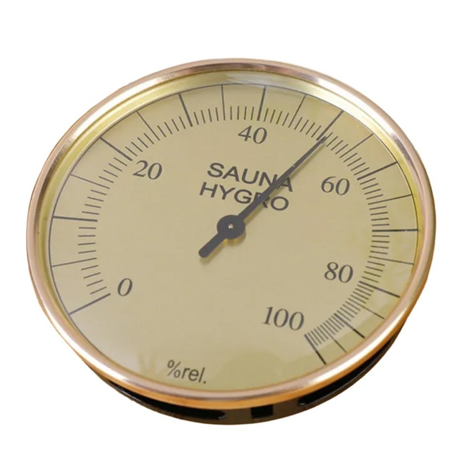 Battery Bimetallic Thermometer and Hygrometer for Sauna and Steam Rooms ...