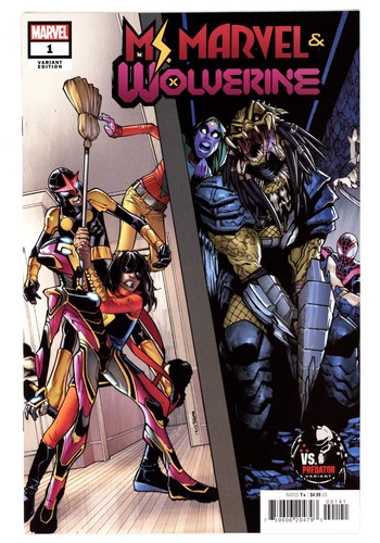 Ms. Marvel & Wolverine #1/C NM 9.4 2022 Humberto Ramos Variant Cover | eBay