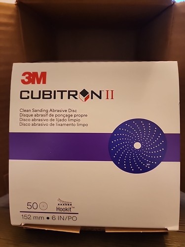 3M 31481 6" 220+ Grade Cubitron II Clean Sanding Hookit Abrasive Discs ...