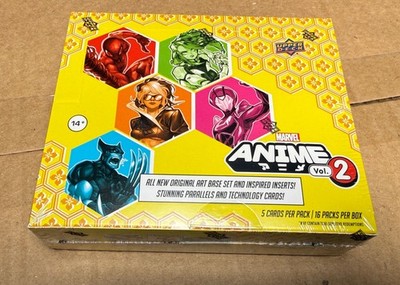 2023 Upper Deck Marvel Anime Vol 2 HOBBY BOX Factory Sealed 16 Packs | eBay
