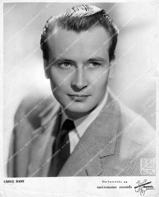 crp-45875 1940's musician singer Chris Dane for Metronome Records crp ...