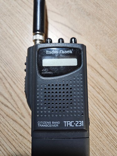 Radio Shack TRC-231 40 Channel 5 Watt Handheld CB Radio (TESTED) w/ AC ...