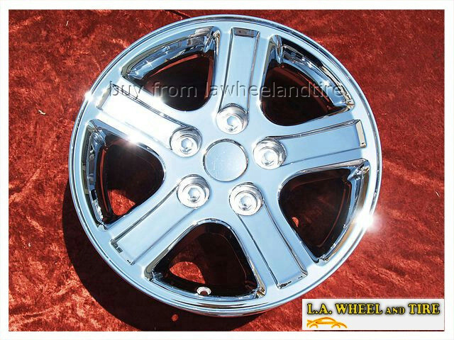 SET OF 4 NEW CHROME 17" DODGE RAM 1500 DAKOTA FACTORY OEM WHEELS RIMS ...