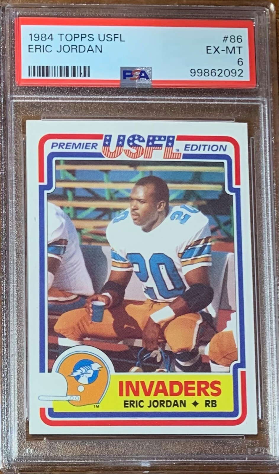 1984 Topps USFL - Eric Jordan #86 (RC) for sale online | eBay