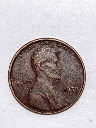 1973 D ABE Lincoln Memorial AMERICAN PENNY 1 CENT US U.S AMERICA ONE ...