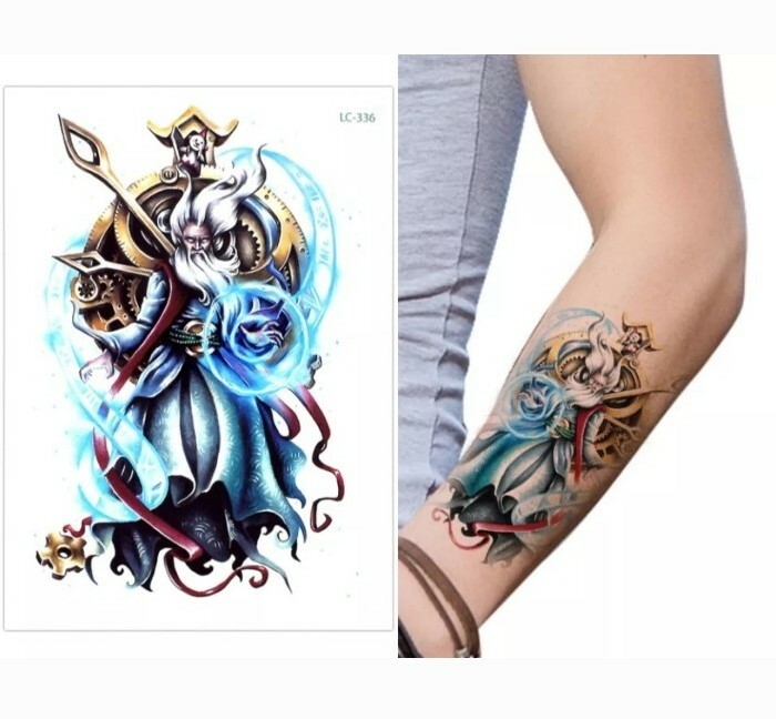 Wizard Arm Tattoos