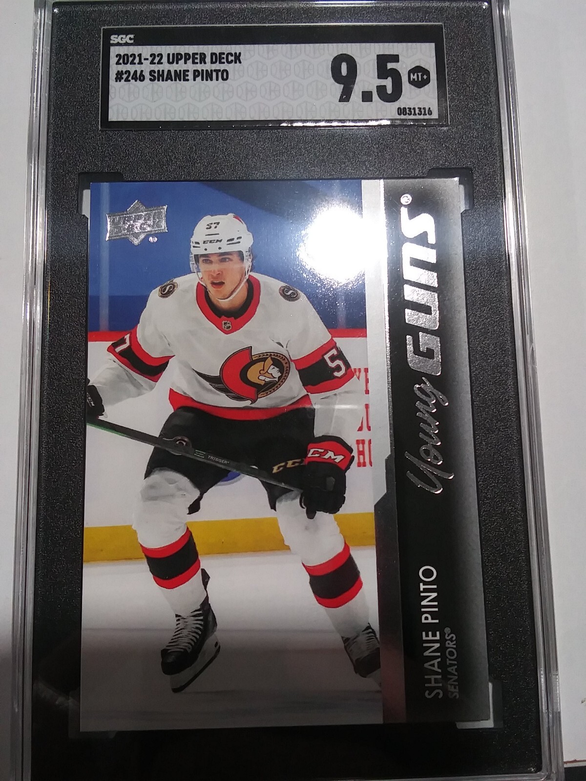 SHANE PINTO 2021-22 UPPER DECK SERIES 1 YOUNG GUNS ROOKIE RC #246 Mint ...