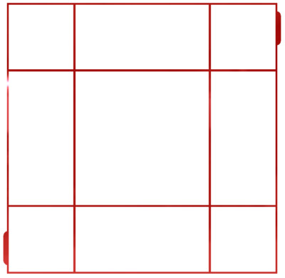 Concrete Mold with 9 Rectangular & Square Grids 16"x16", Concrete Forms ...