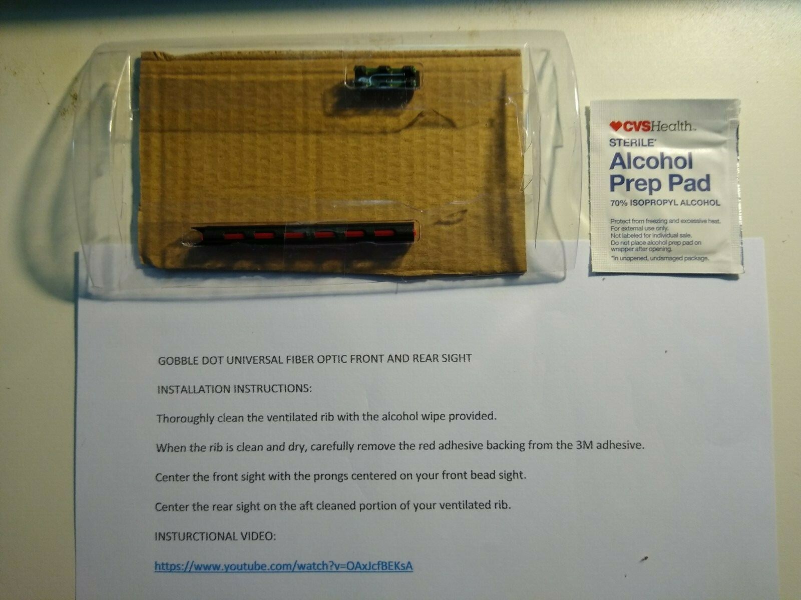 Mossberg 930 Fiber Optic Front & Rear Sights for Ventilated Rib Barrels ...