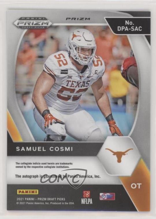 2021 Panini Prizm Draft Picks - Draft Picks Autographs Green Prizm #DPA ...