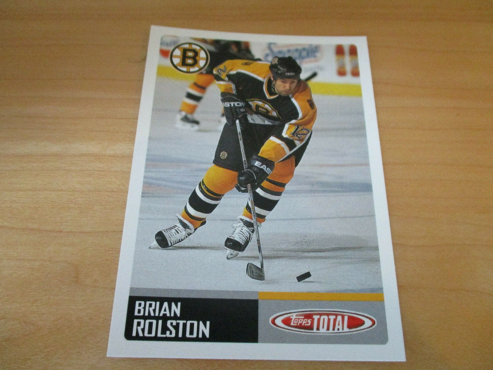 brian rolston (boston bruins- center) 2002/03 topps total card #BOS13 ...