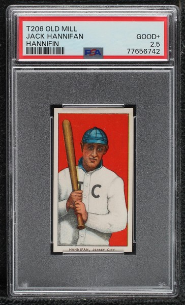 1909-11 T206 - Base Ball Subjects Back Jack Hannifin (RC) for sale ...