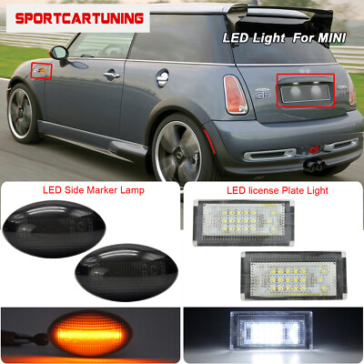 For MINI Cooper R50 R52 R53 LED Front Side Marker Lamp license plate ...