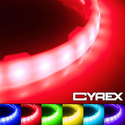 2PC MULTI COLORED LED SPEAKER COLOR CHANGING LIGHT RINGS FITS 6.5 ...