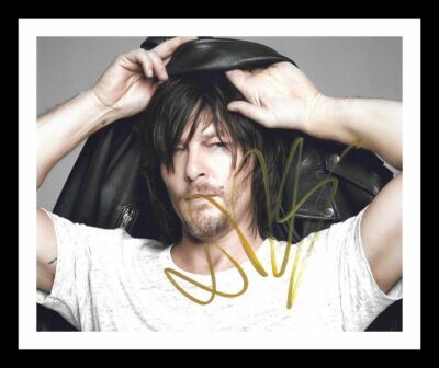 Norman Reedus Autograph Signed & Framed Photo | eBay UK