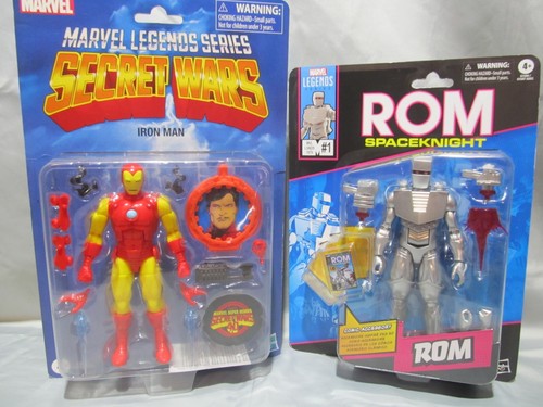 Rom Space Knight and Iron Man / Marvel Legends / Secret Wars lot of 2 ...