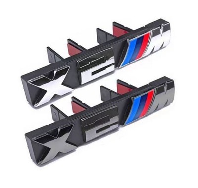 Suitable for BM X2M letter car front grille badge gloss color brand new ...