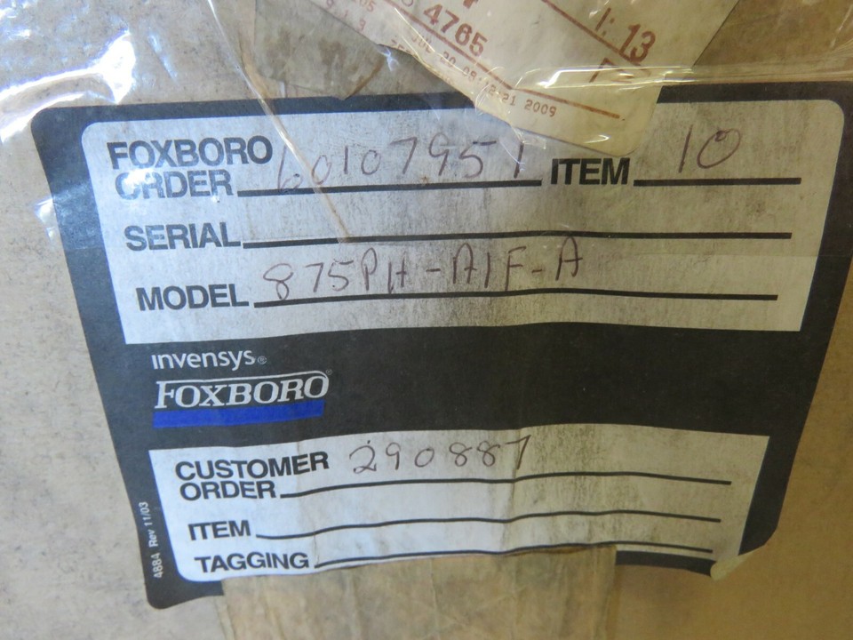 FOXBORO COMMUNICATOR PH/ORP 875PH-A1F-A NEW IN BOX | eBay