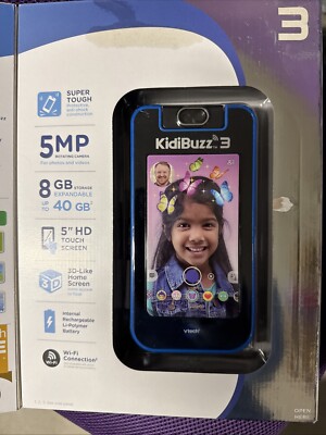 VTech KidiBuzz 3 Smart Device - Black New 3417765411007 | eBay