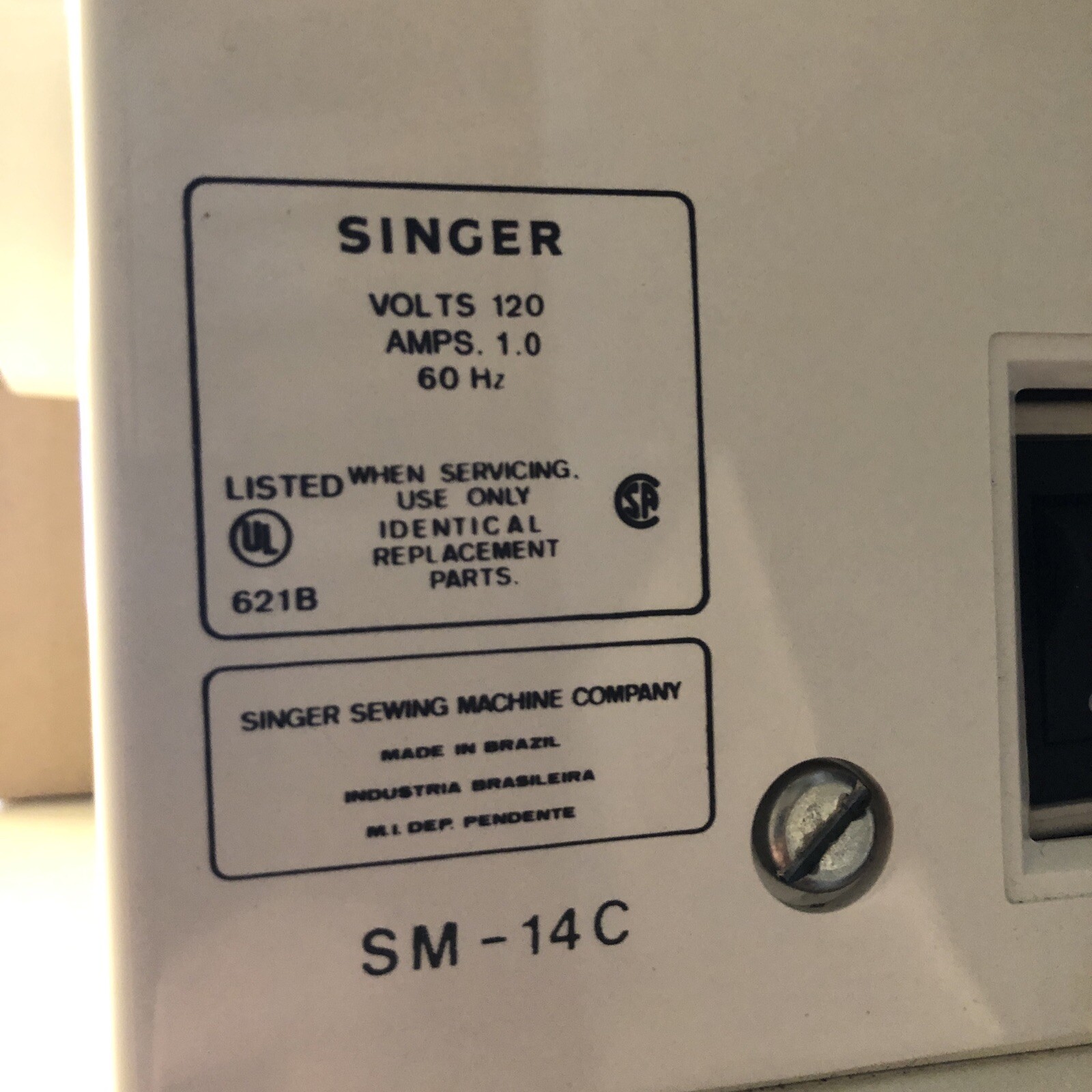 SINGER Style-mate Sm-14c Sewing Machine Foot Peddle Many Extras Bundle ...