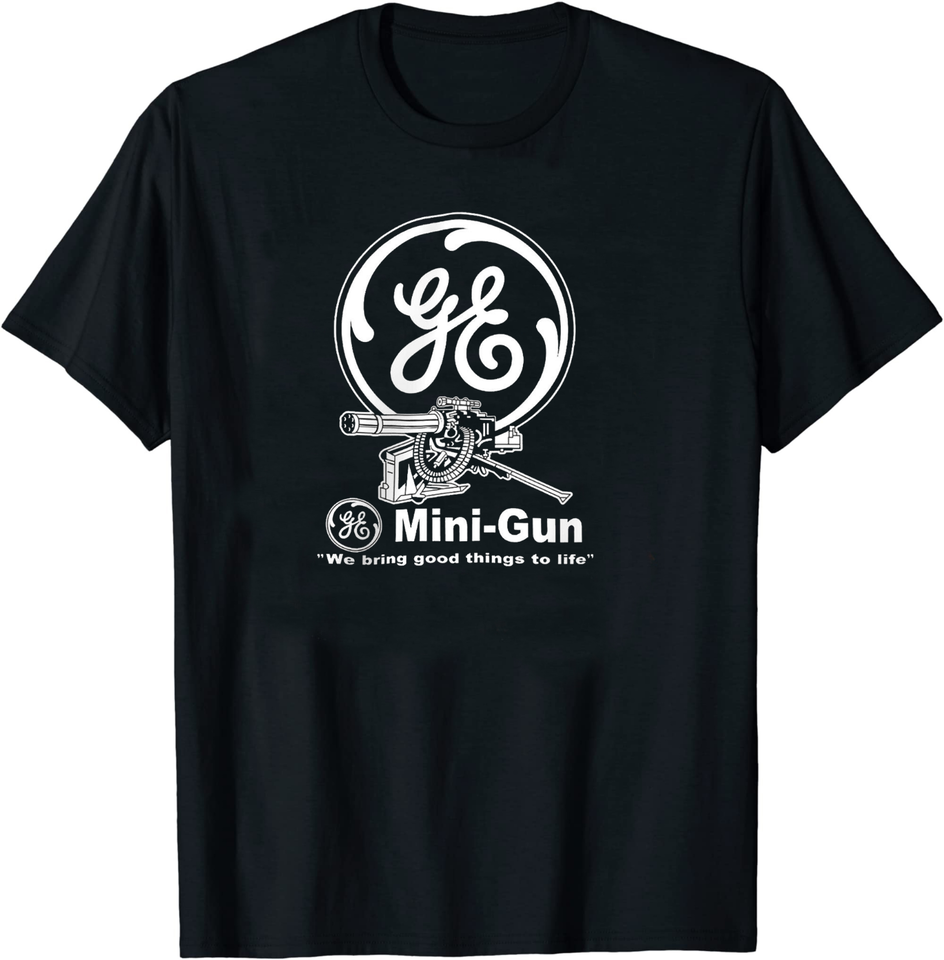 New General Electric MINI GUN T-Shirt Size S to 2XL | eBay