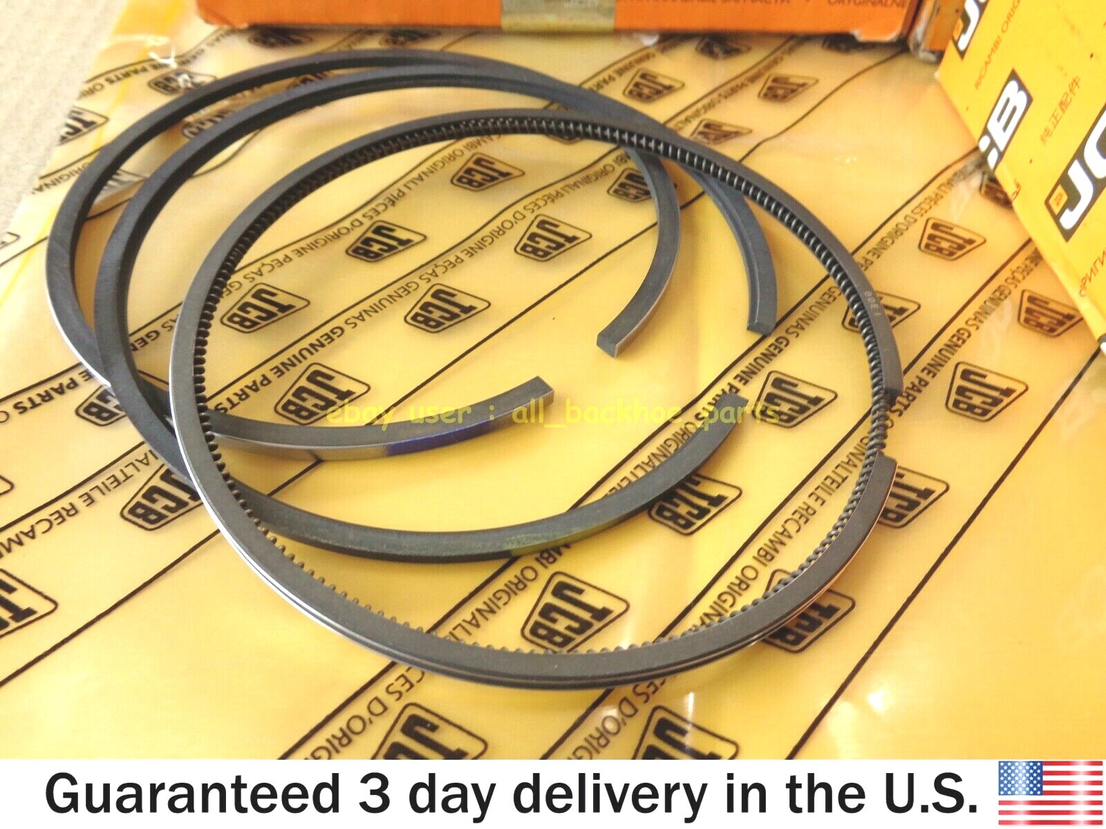 JCB BACKHOE- GENUINE JCB RING KIT STD. TURBO, 4 SETS (PART# 320/09299 ...