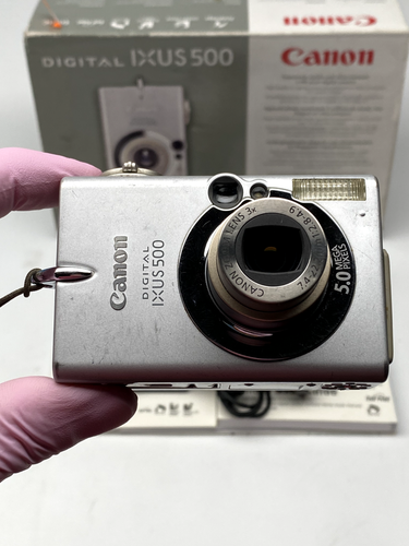 Canon IXUS 500 5.0MP Digital Camera - Silver | eBay