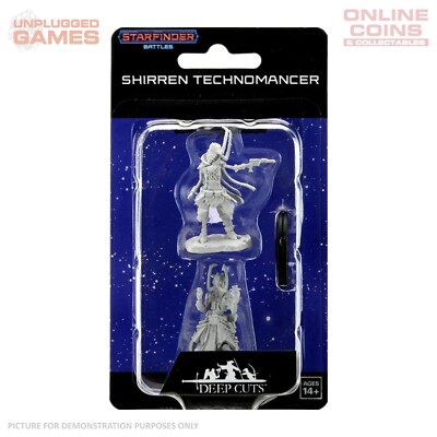 Starfinder Deep Cuts Unpainted Miniatures - Shirren Technomancer | eBay ...