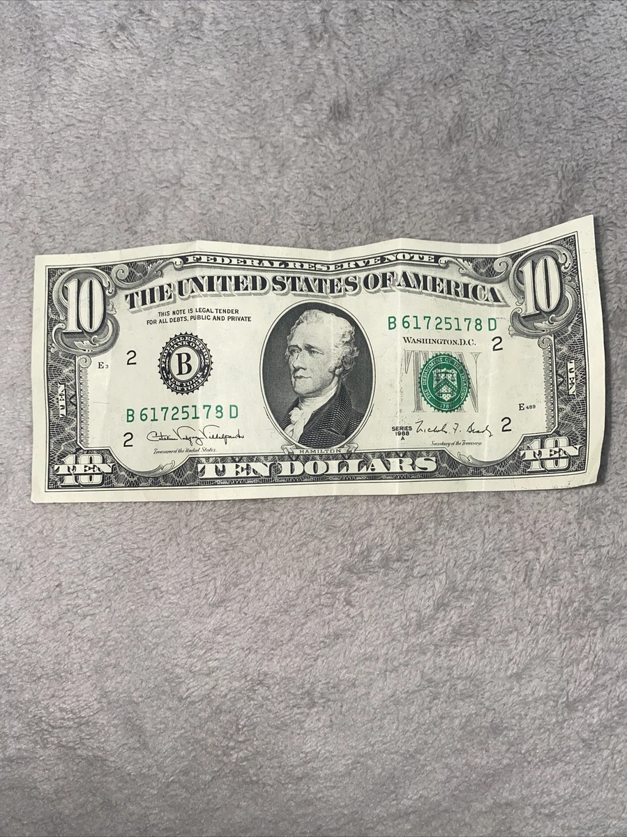 Rare 10 Dollar Bills